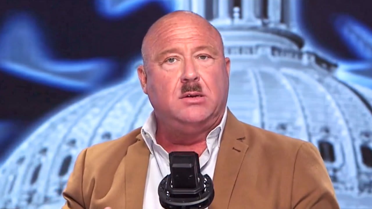 Alex Jones sports Hitler mustache in shocking broadcast: 'It had a wild ...