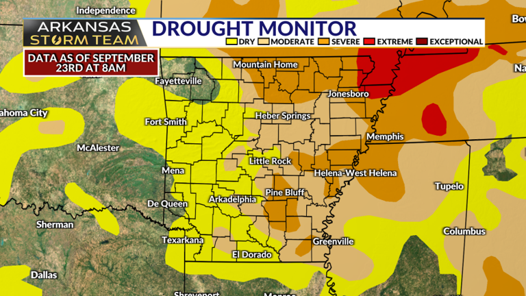 Arkansas Storm Team Blog: The latest drought monitor & this week’s rain
