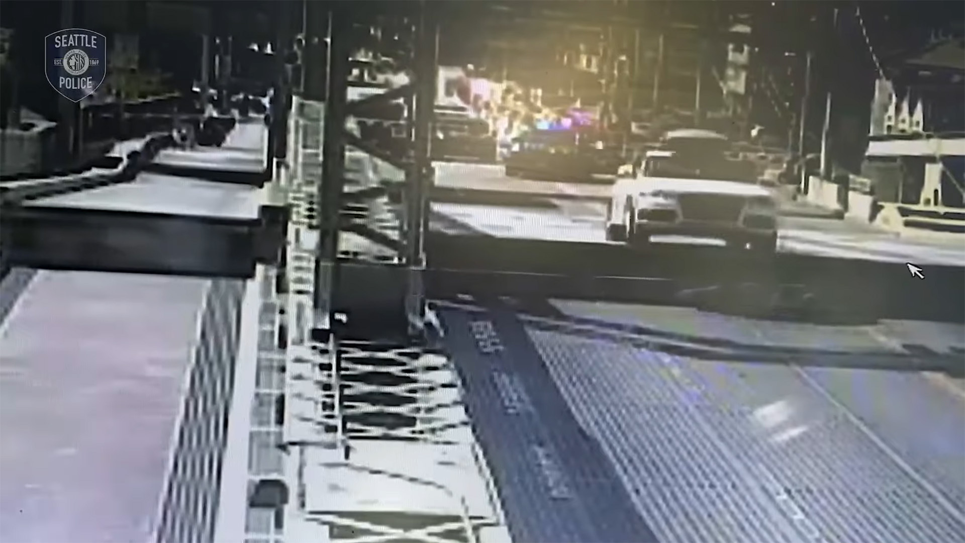 Stolen Car Jumps Partially Open Seattle Bridge in Wild Police Chase