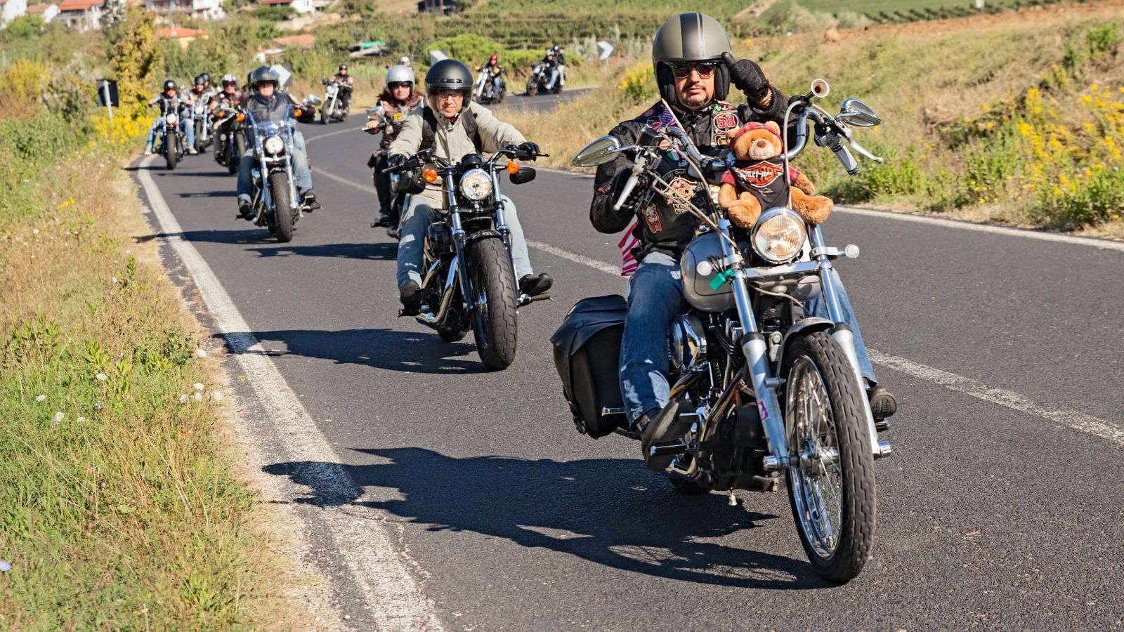 Why Motorcycle Groups Ride Staggered Instead of Single File