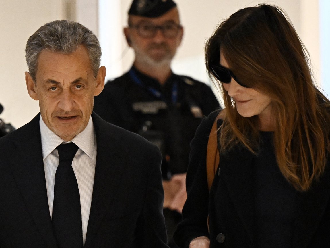 Nicolas Sarkozy convicted: Carla Bruni stands by her husband's side
