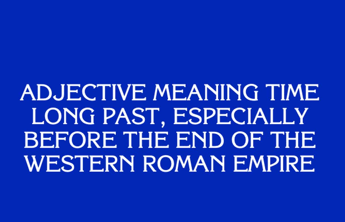 'Jeopardy!' questions about the Roman Empire