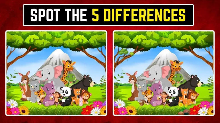 Only those with the IQ of a genius can spot 5 sneaky differences in ...