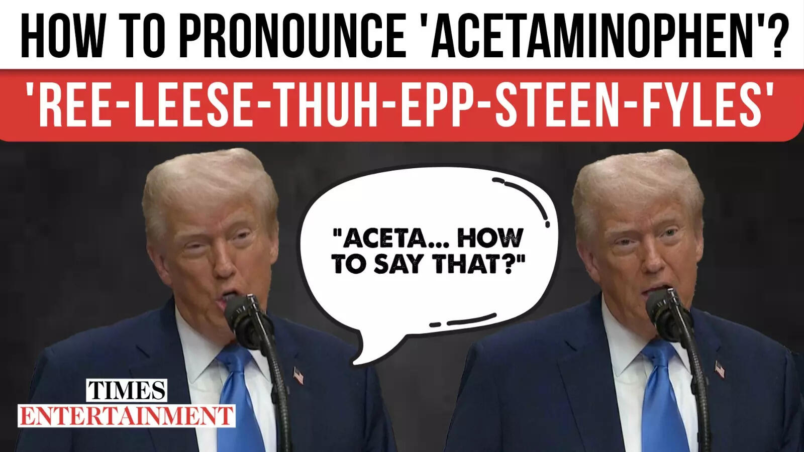 From Gaffe To Meme: Trump’s ‘Acetaminophen’ Blunder Goes Viral