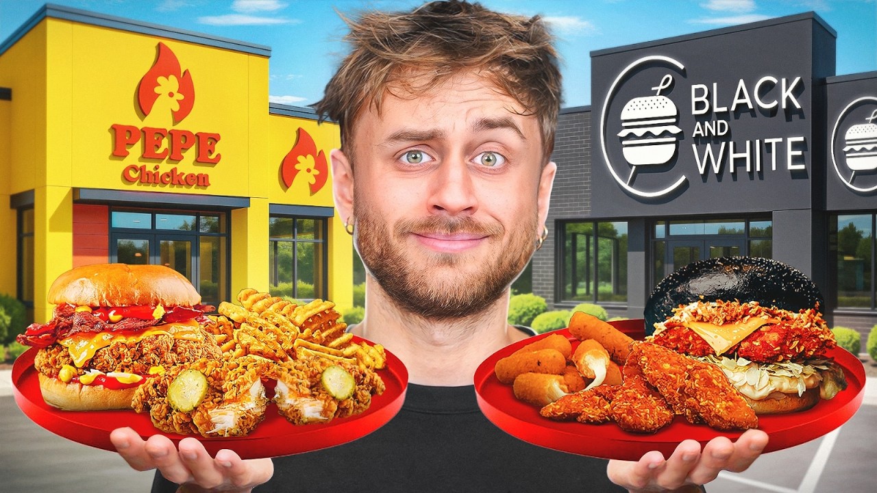 20€ PEPE CHICKEN vs 20€ BLACK & WHITE BURGER 😰
