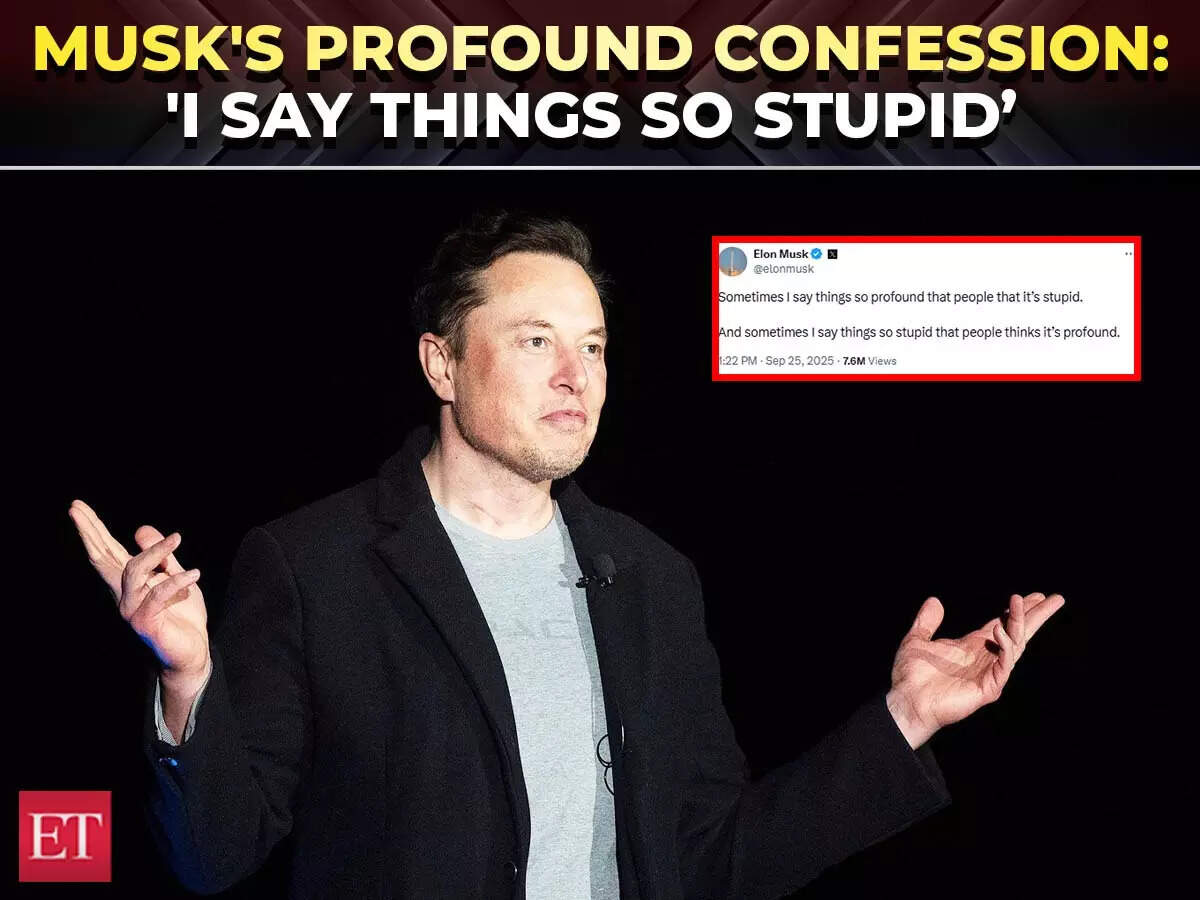 ‘Sometimes I say things so stupid’: Elon Musk’s confession tweet ...