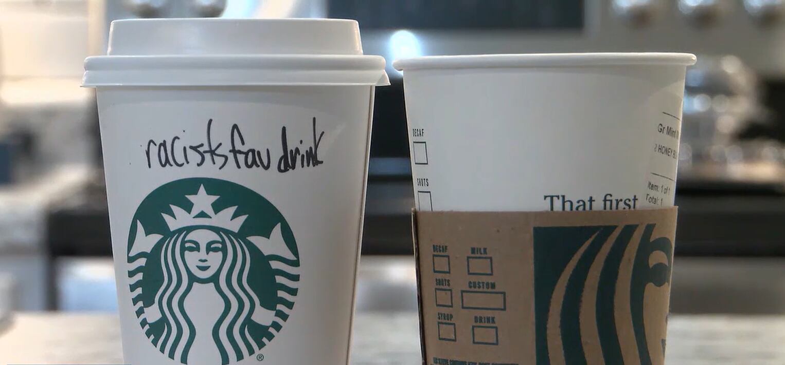 Woman speaks out after ‘racist’s fav drink’ was written on Starbucks cup