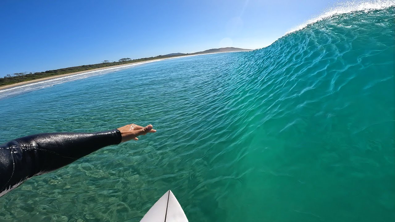 Surfing Magic Waves Up the Coast