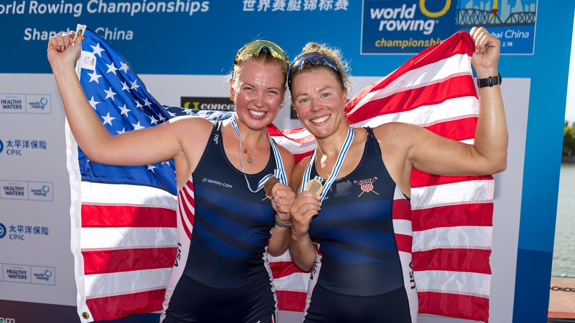 Americans Holly Drapp, Jess Thoennes take bronze at World Rowing ...