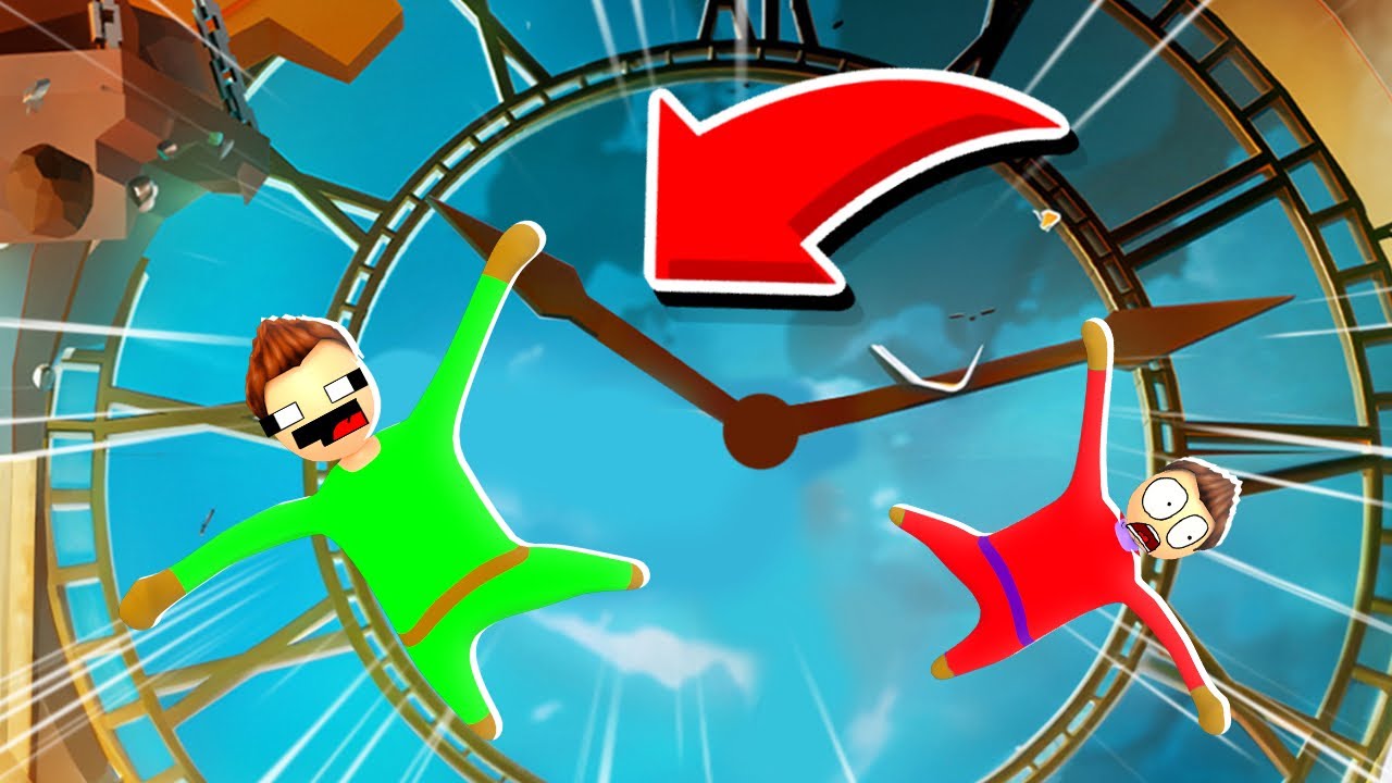 Um dos mapas mais difíceis | Human Fall Flat steampunk party