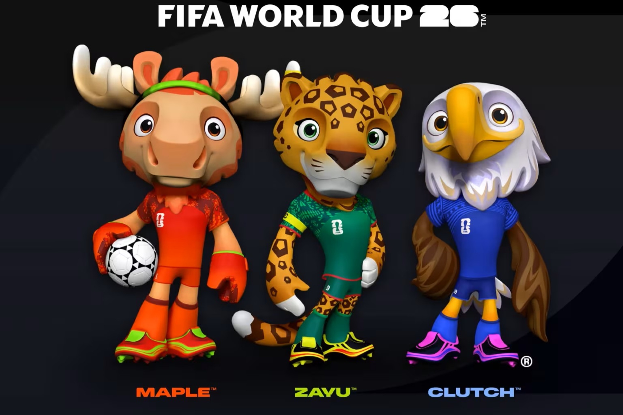 Fifa apresenta mascotes da Copa do Mundo de 2026 com símbolos dos ...