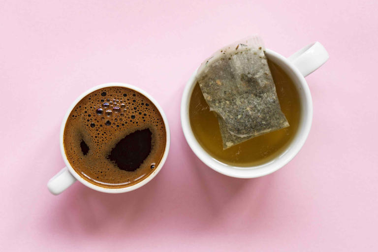 What happens to your blood pressure when you drink coffee, tea, and water