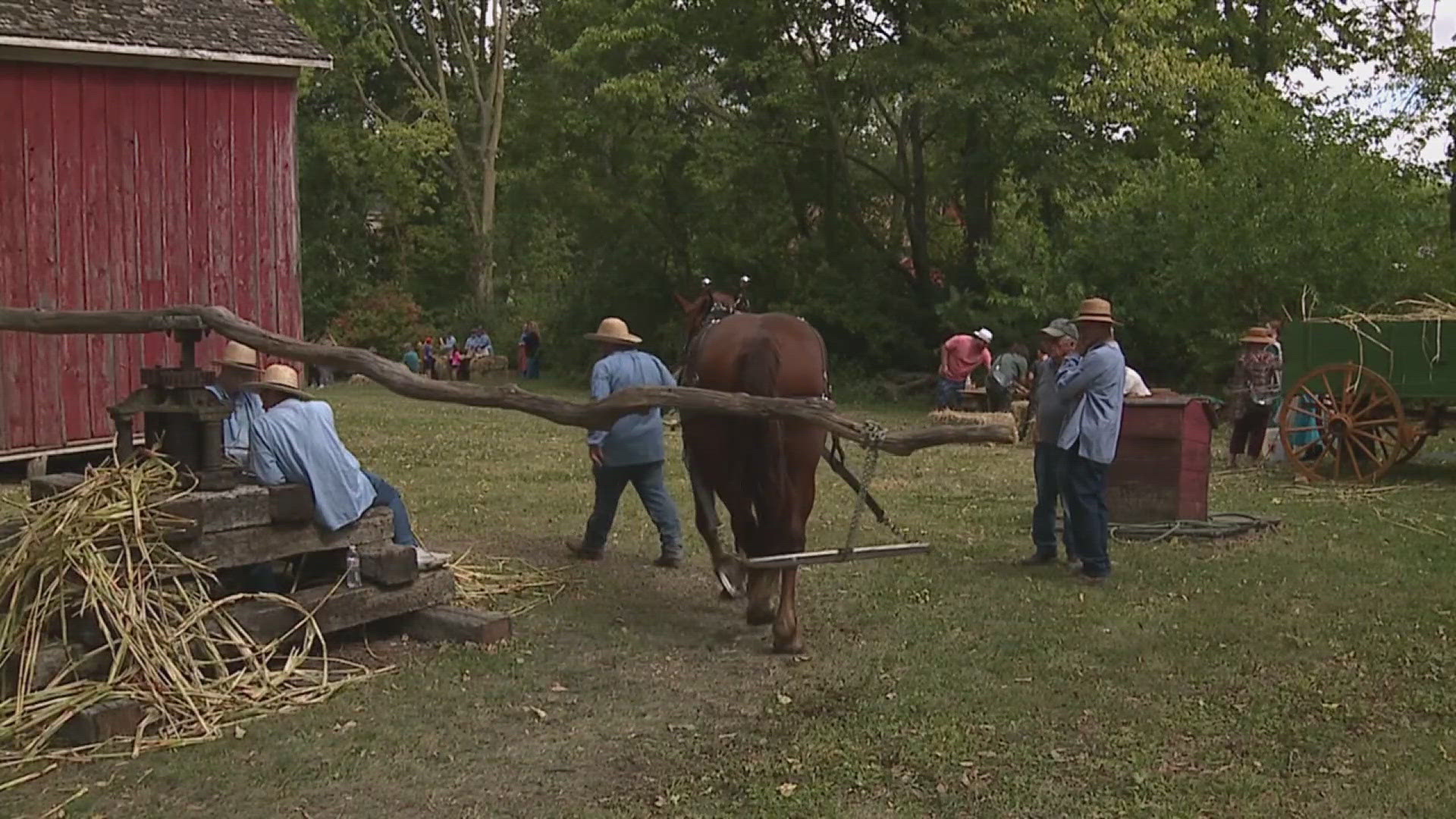 Bishop Hill's annual harvest festival honoring village's Swedish roots