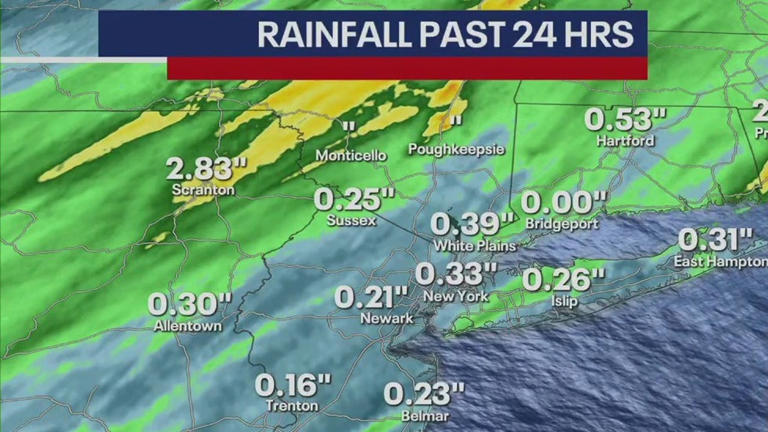 New York City weather: Storms Thursday night, more rain expected over ...