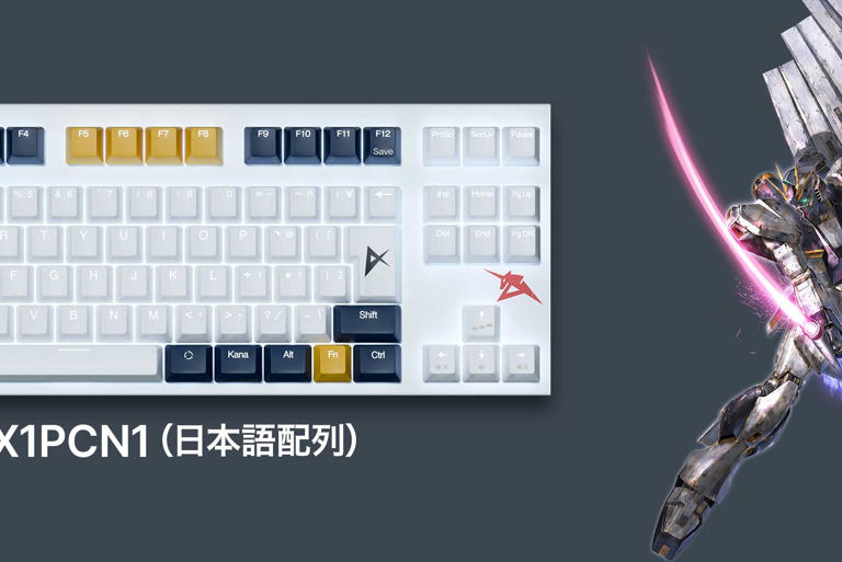 Hell yeah, I want a Gundam keyboard with Topre switches