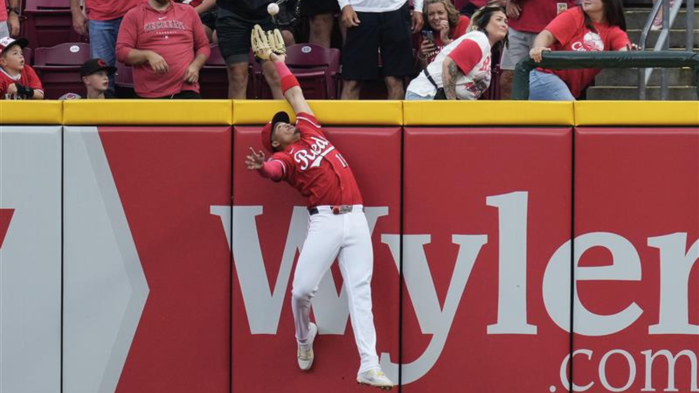 WATCH: Reds' Noelvi Marte robs game-tying home run from Pirates as NL ...