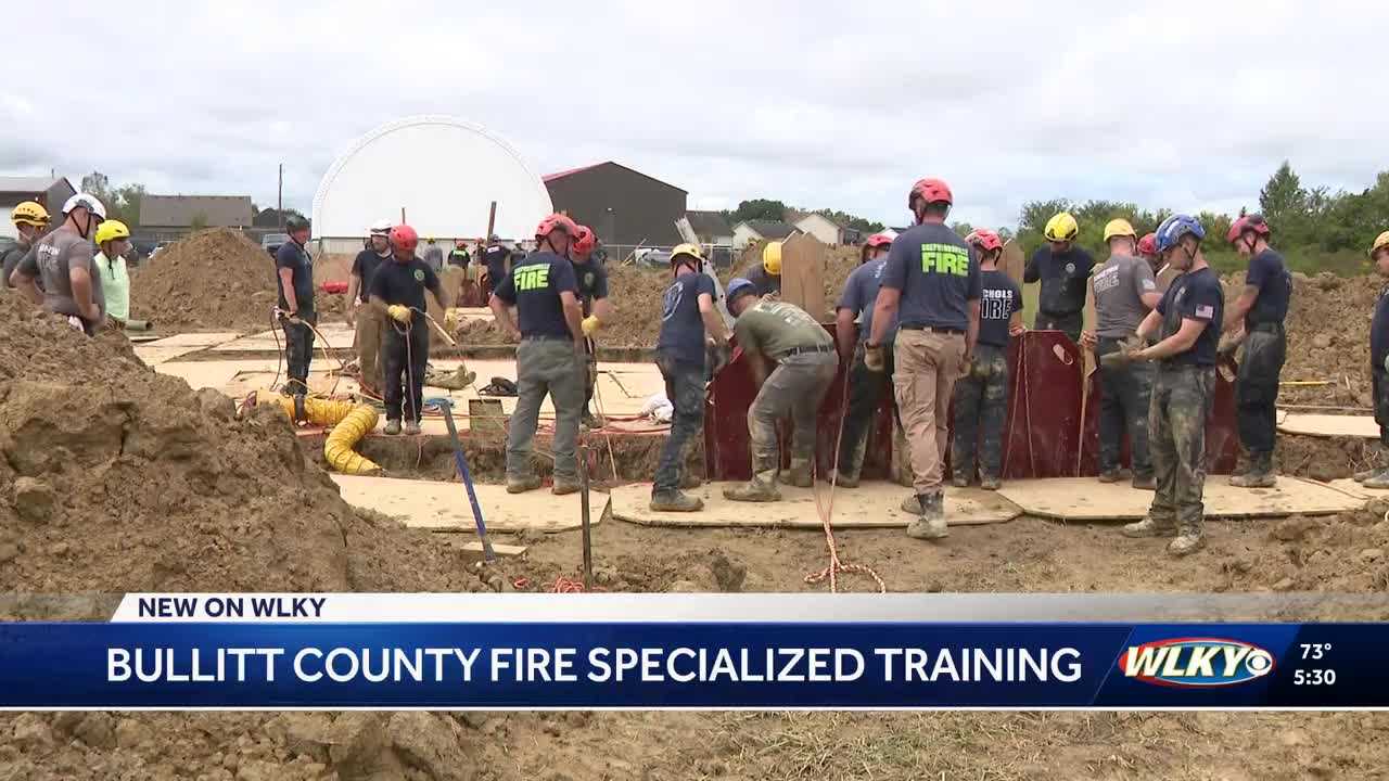 6 Bullitt County fire departments training for specialty rescues