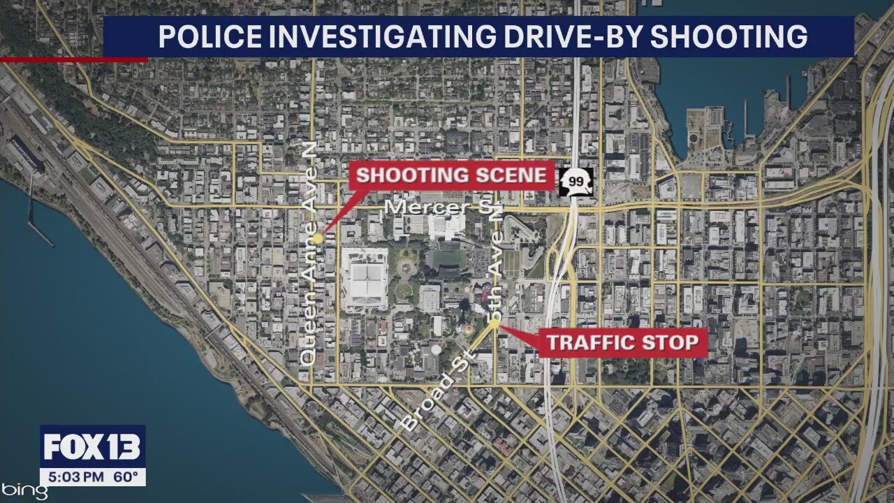 Seattle police investigate drive-by shooting near Queen Anne