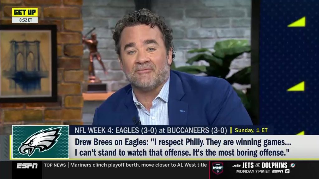 ESPN host rips Drew Brees for Eagles take