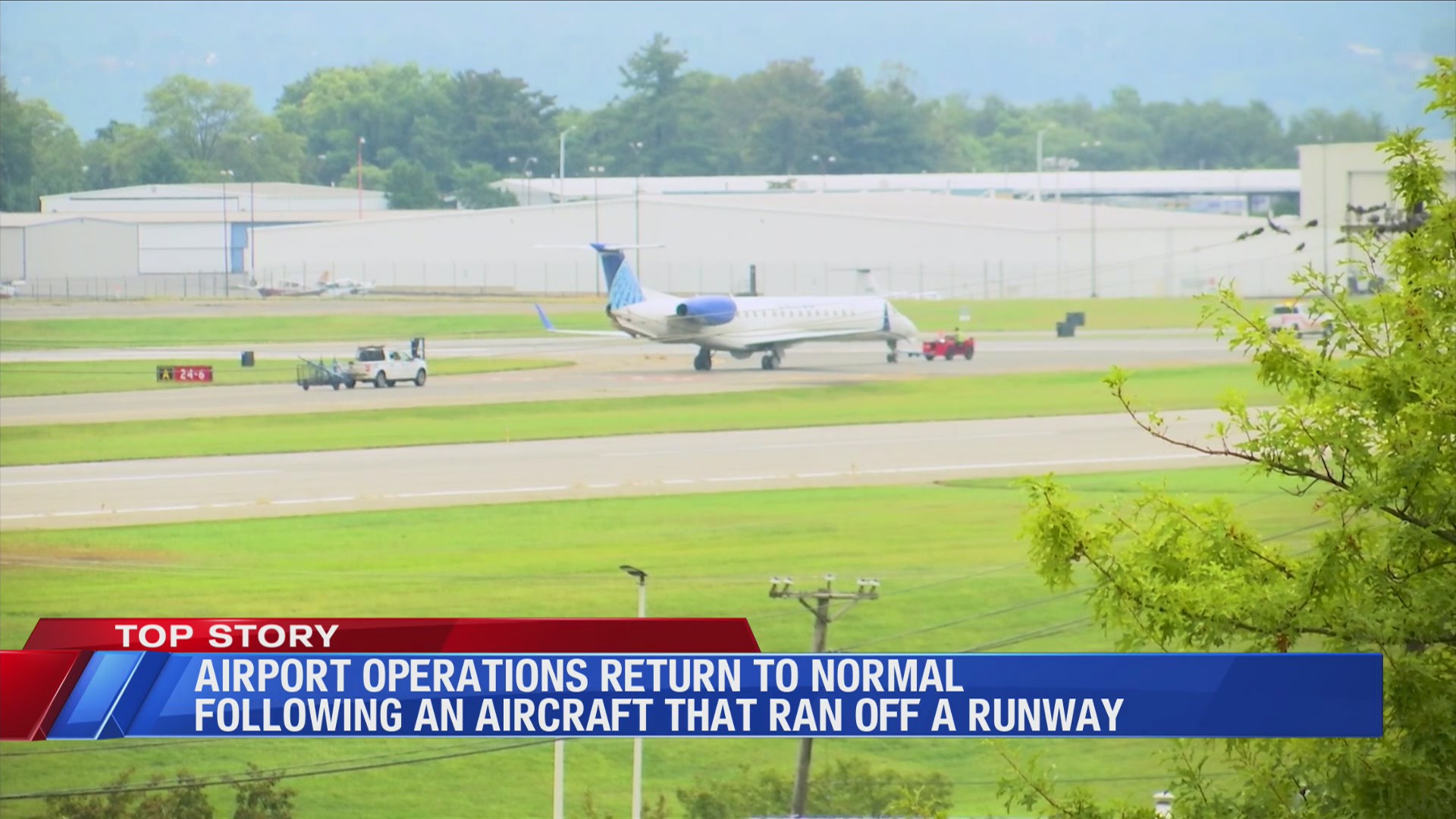Airport operations return to normal following an aircraft that ran off ...