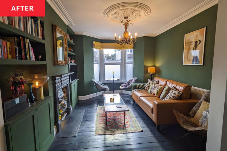 Before & After: This Living Room Went from "Awful '80s" to Victorian ...