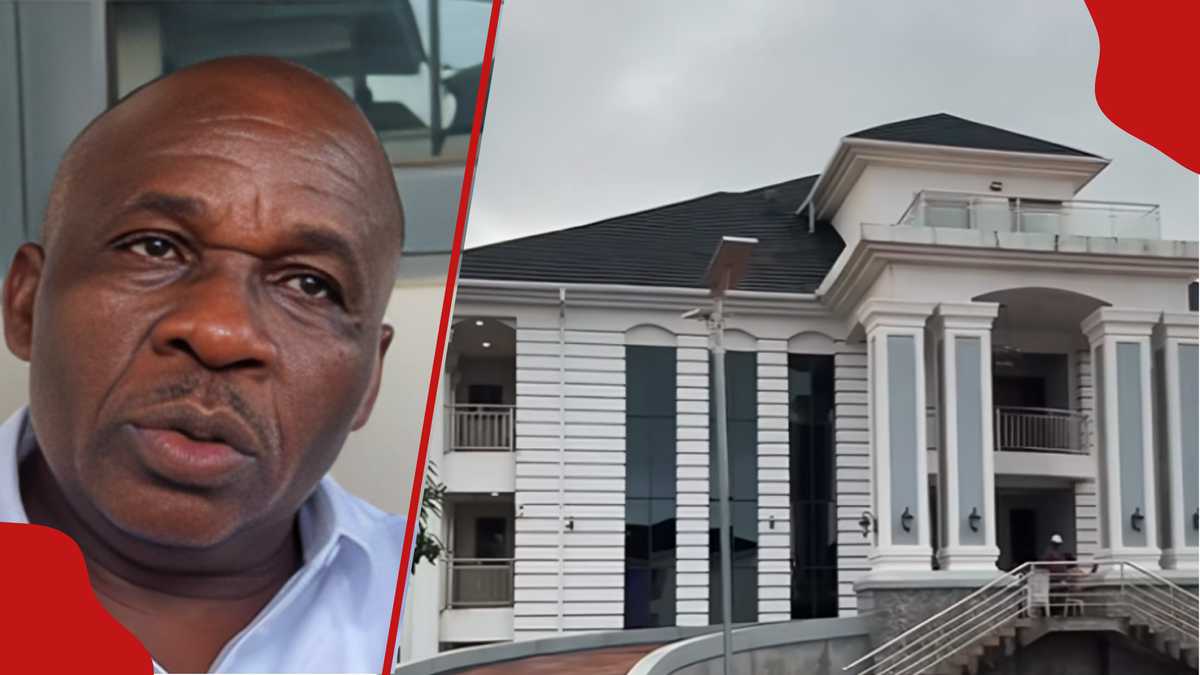 Billionaire shares building flamboyant houses for all his siblings ...