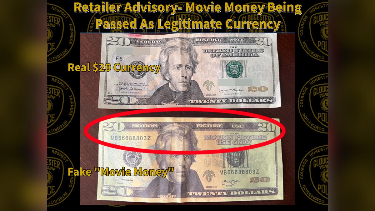 Warning: Fake movie prop money being used at NJ businesses