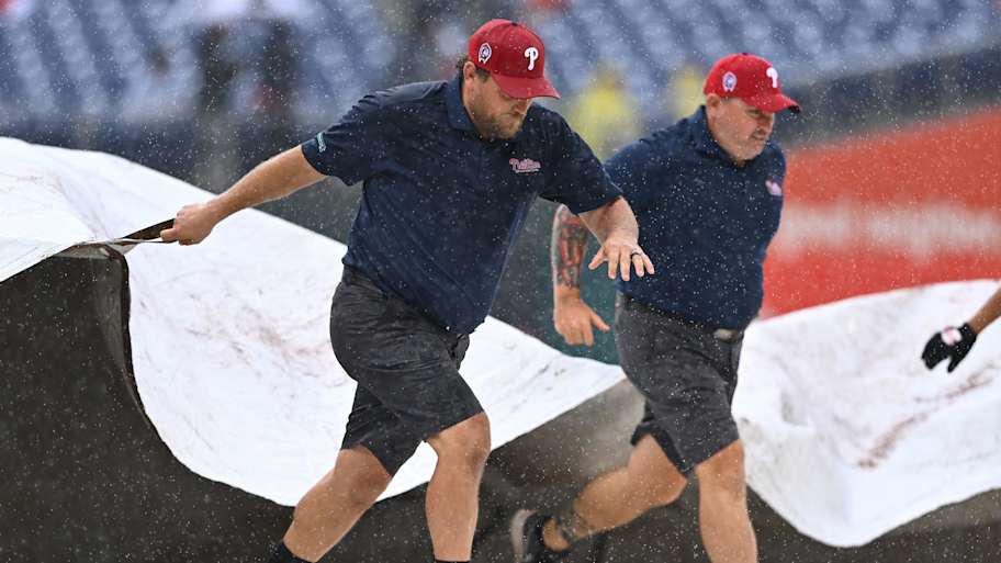 Marlins-Phillies restart time: Rain delay updates from Citizens Bank Park