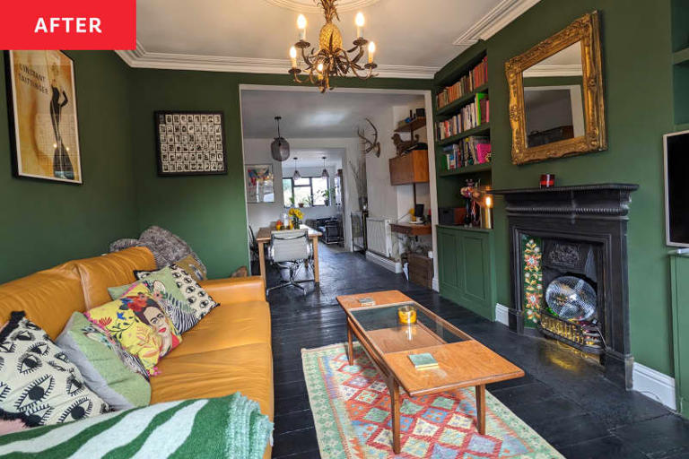 Before & After: This Living Room Went from "Awful '80s" to Victorian ...