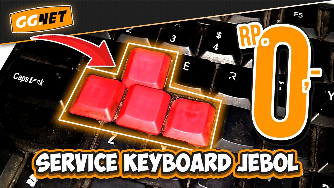 Cara Mengatasi Keyboard Rusak Jebol Tombol Masuk Kedalam Tanpa Biaya