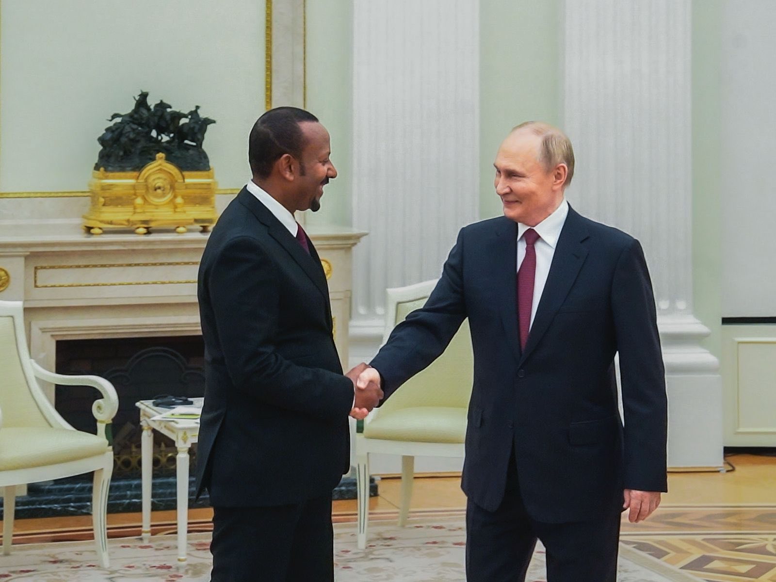 Prime Minister Abiy Holds Talks with Russian President Putin