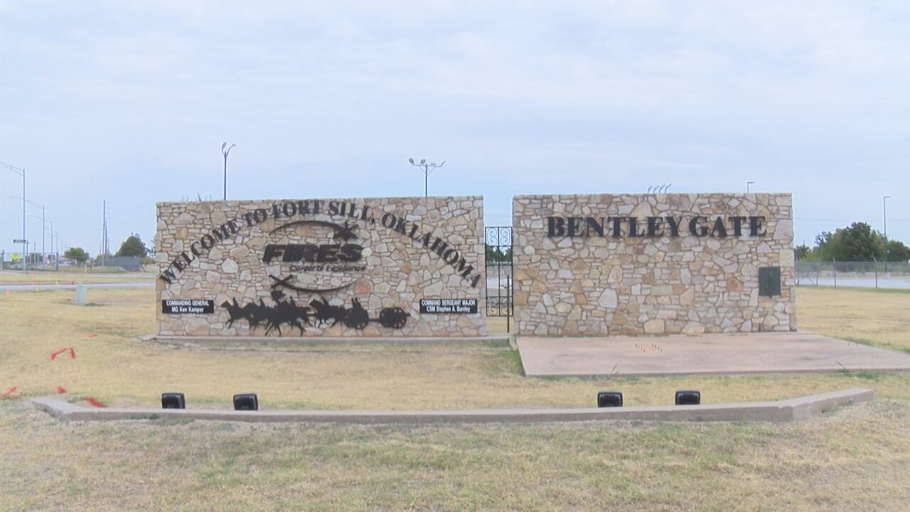 Fort Sill officials announce that Bentley Gate will be under maintenance