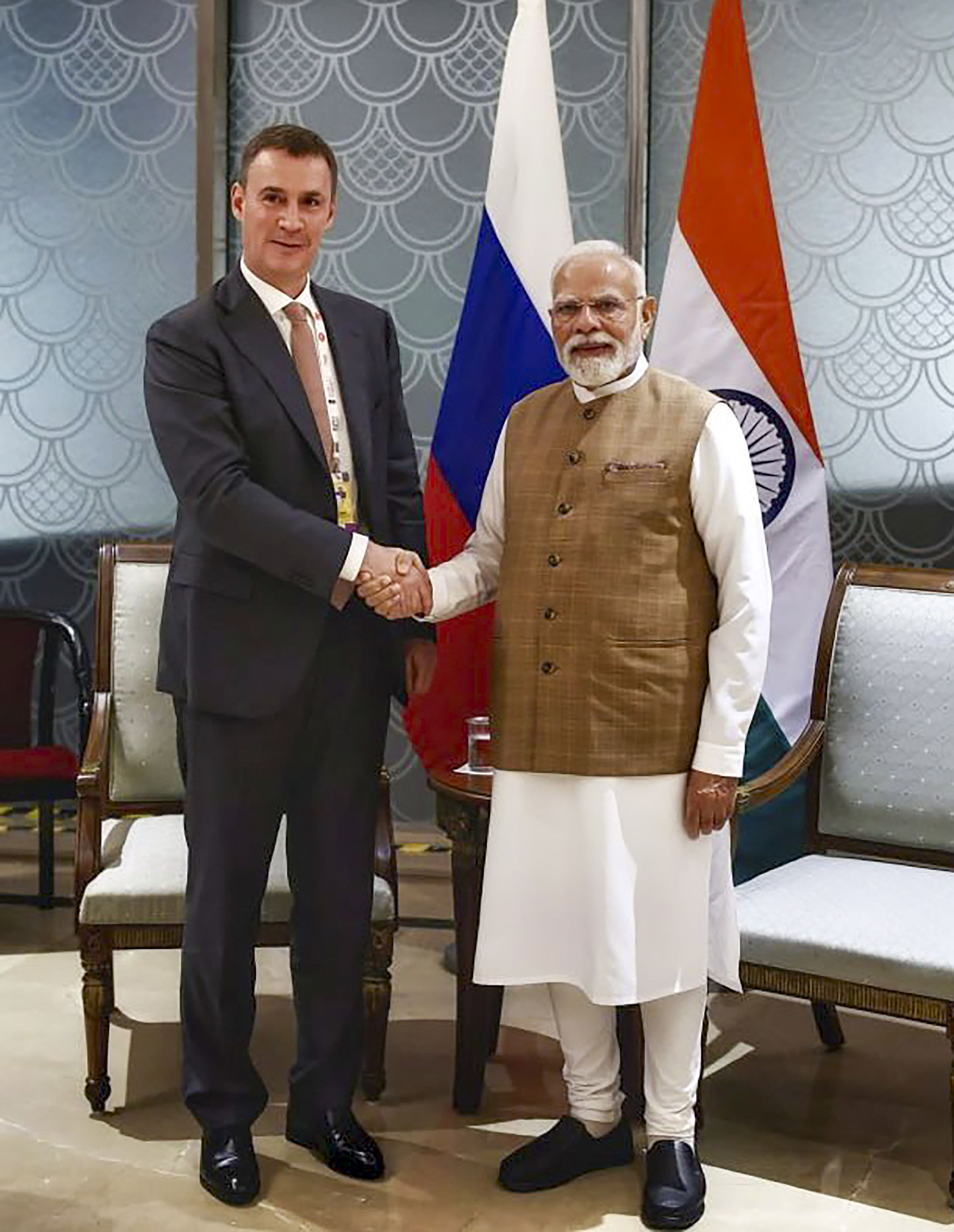 Russian Deputy PM Patrushev calls on PM Modi