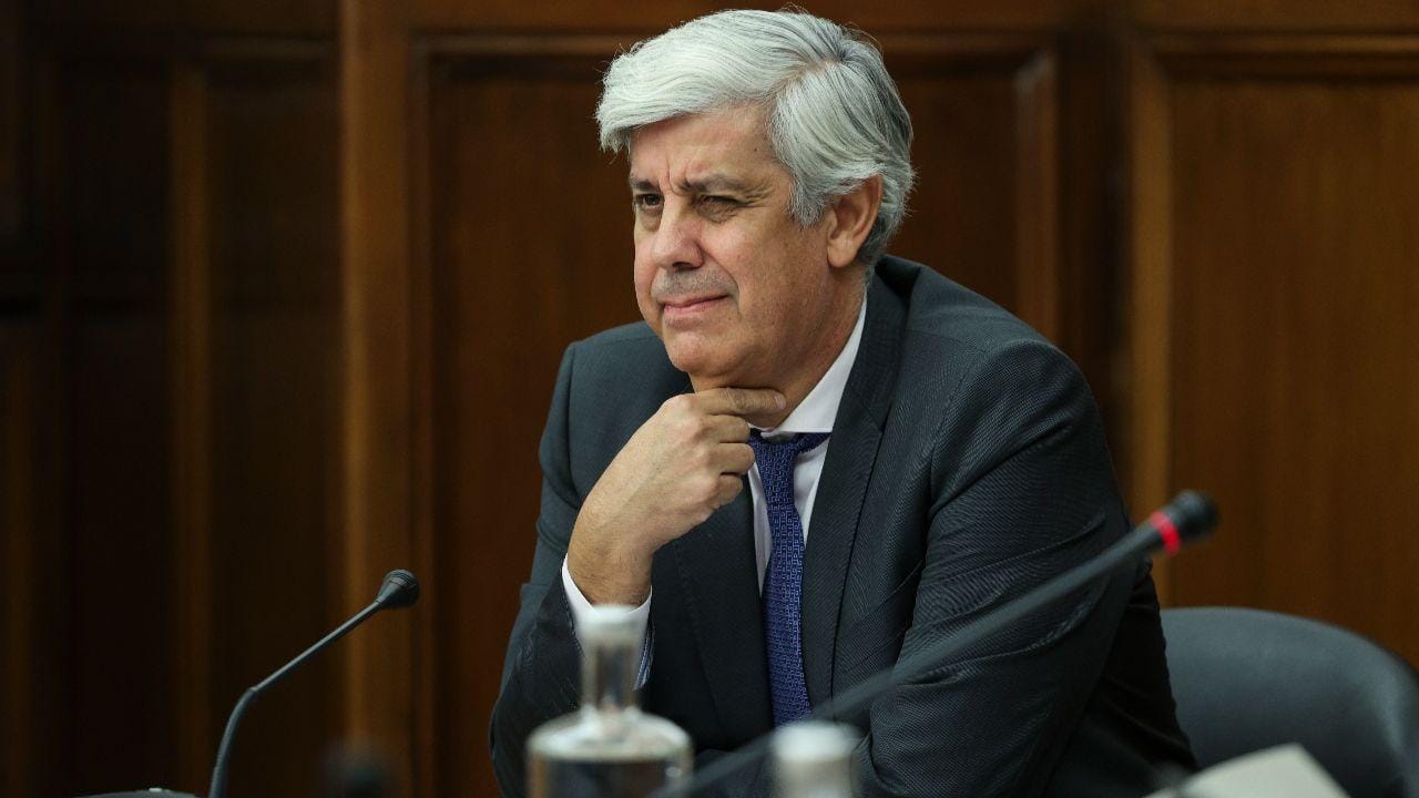 Centeno anuncia candidatura a vice-presidente do BCE