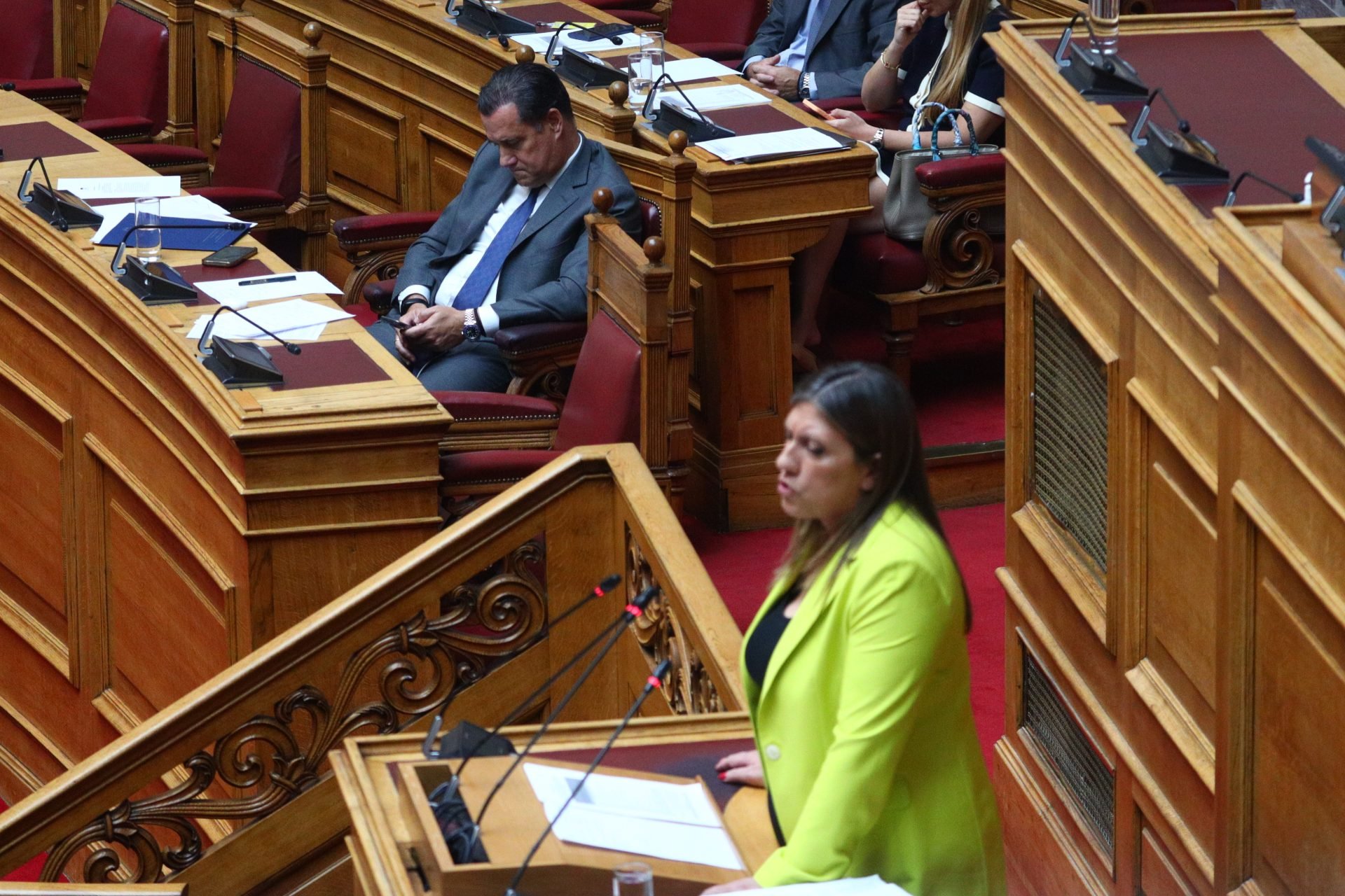 Σφοδρή αντιπαράθεση Κωνσταντοπούλου – Γεωργιάδη για τα Τέμπη με ...