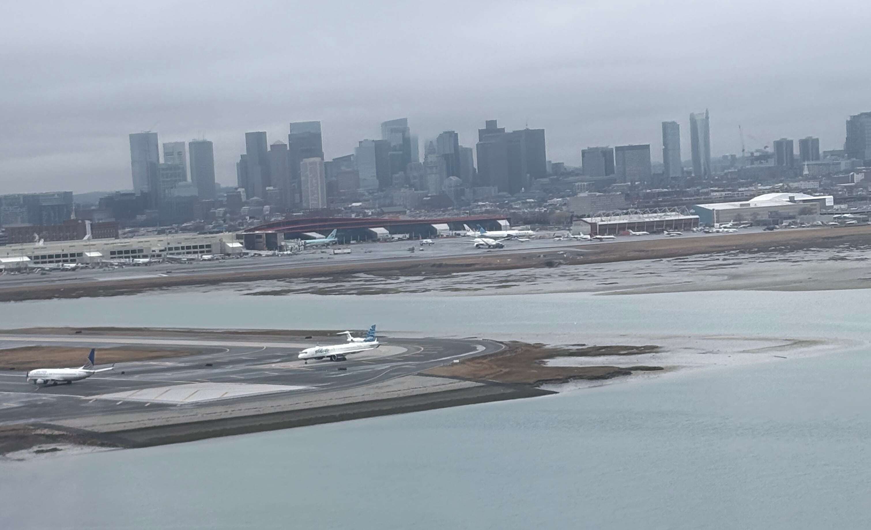 Flights out of Boston Logan Airport delayed Thursday due to weather ...