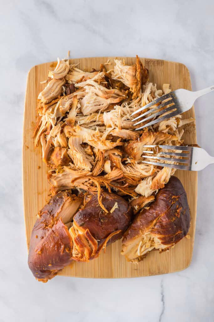 Slow Cooker BBQ Hawaiian Roll Chicken Sliders