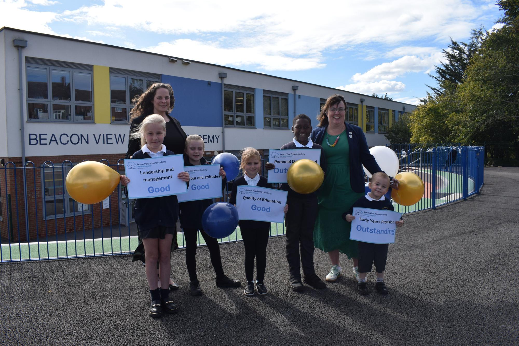 Beacon View Primary Academy celebrates glowing Ofsted report