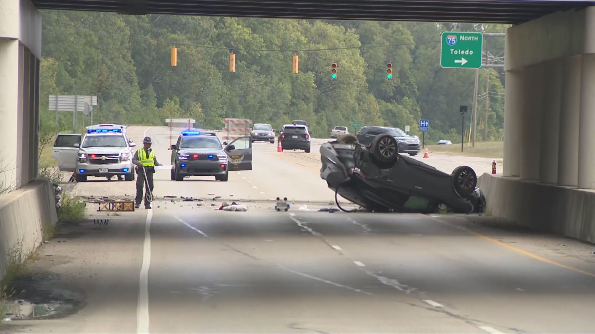 Deputy injured in Miami County cruiser crash released from hospital