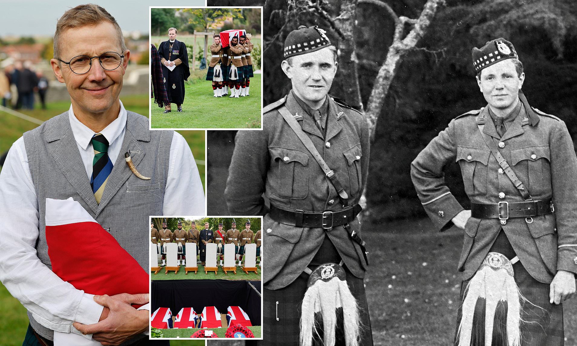 WWI heros laid to rest after 110 years... thanks to a button