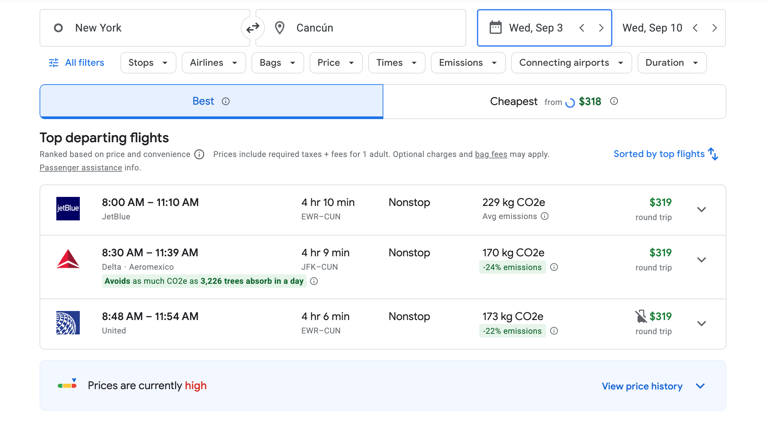 The best time to book flights for the cheapest airfare for the holidays
