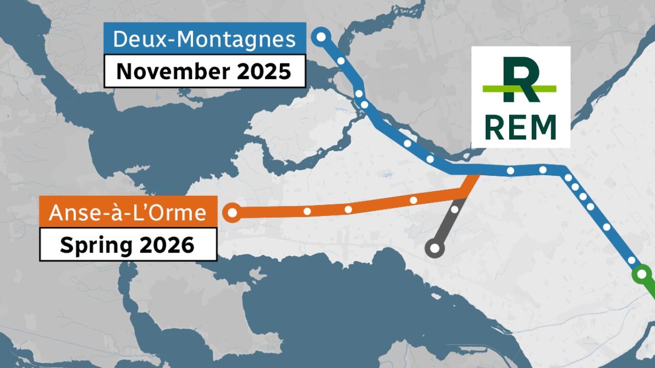 Montreal’s 2nd REM line set to open, but West Island residents will ...