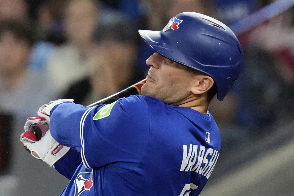 Varsho hits fifth career grand slam, Blue Jays beat Red Sox 6-1 to ...