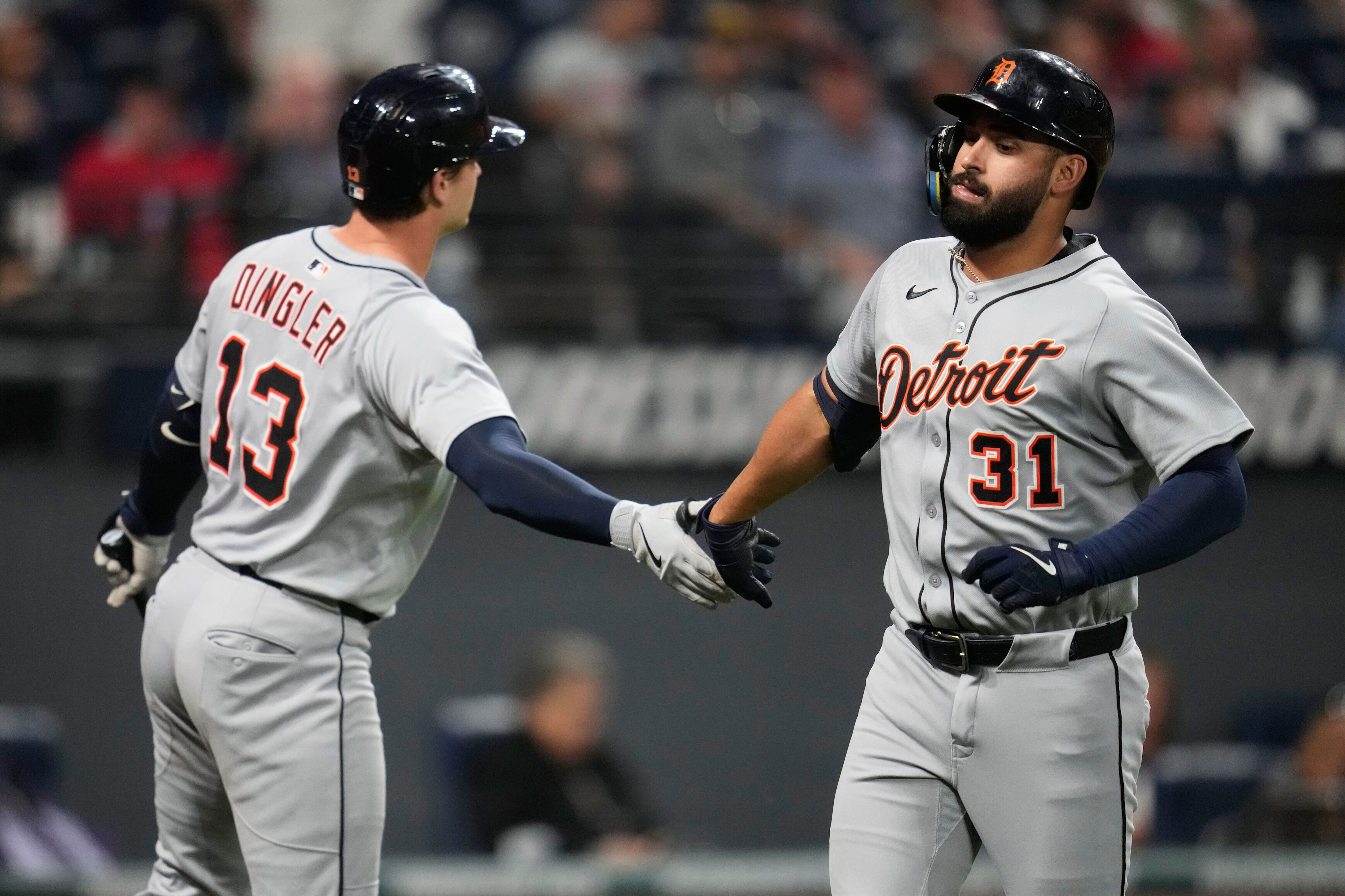 Tigers beat Guardians 4-2 to end 8-game skid and move back into tie for ...