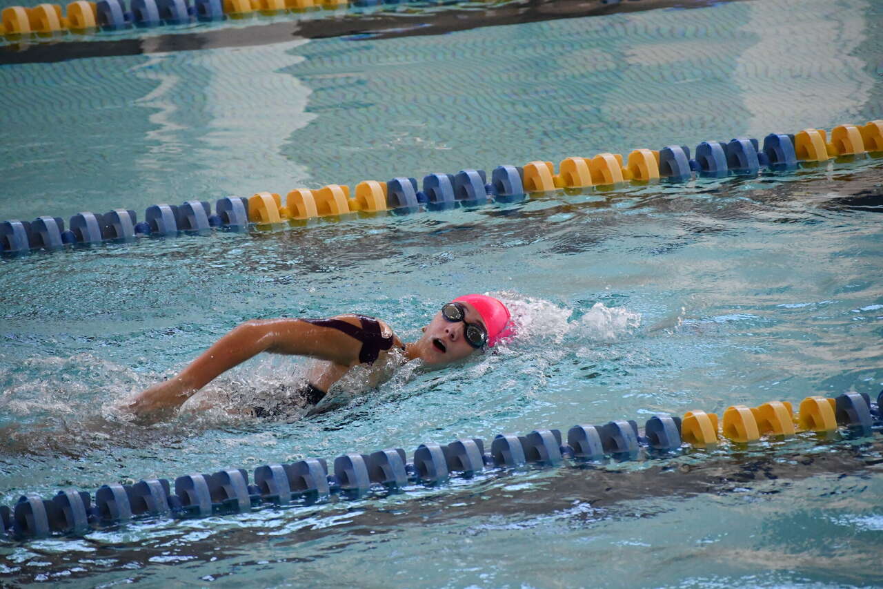 Manistee girls swimming sets relay best against Gaylord