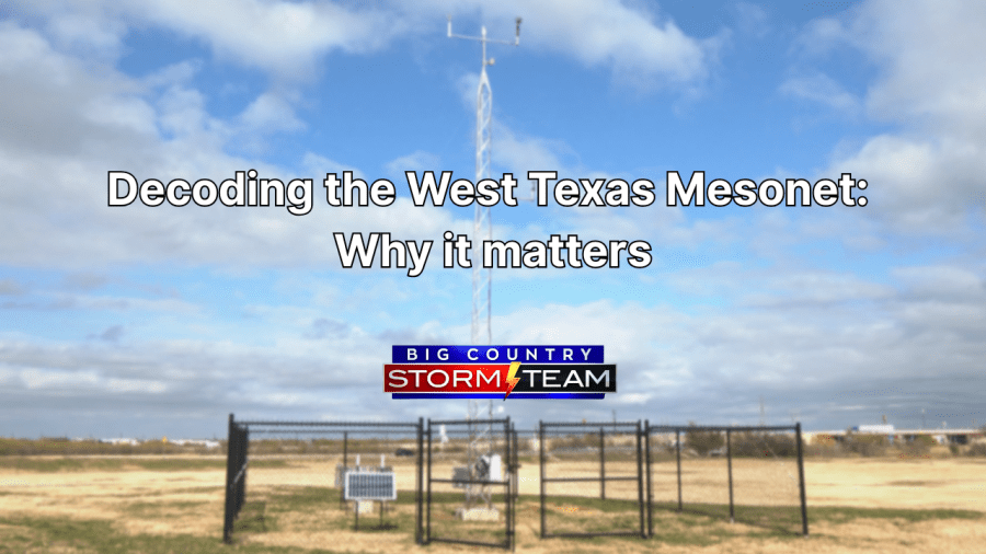 Why the West Texas Mesonet is an important (and free) resource