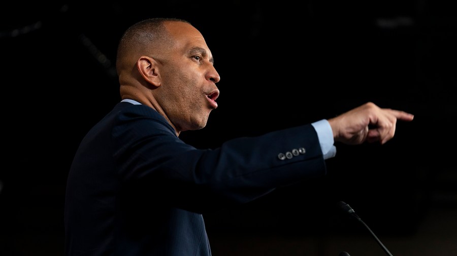 Jeffries calls Comey indictment ‘disgraceful attack on the rule of law’