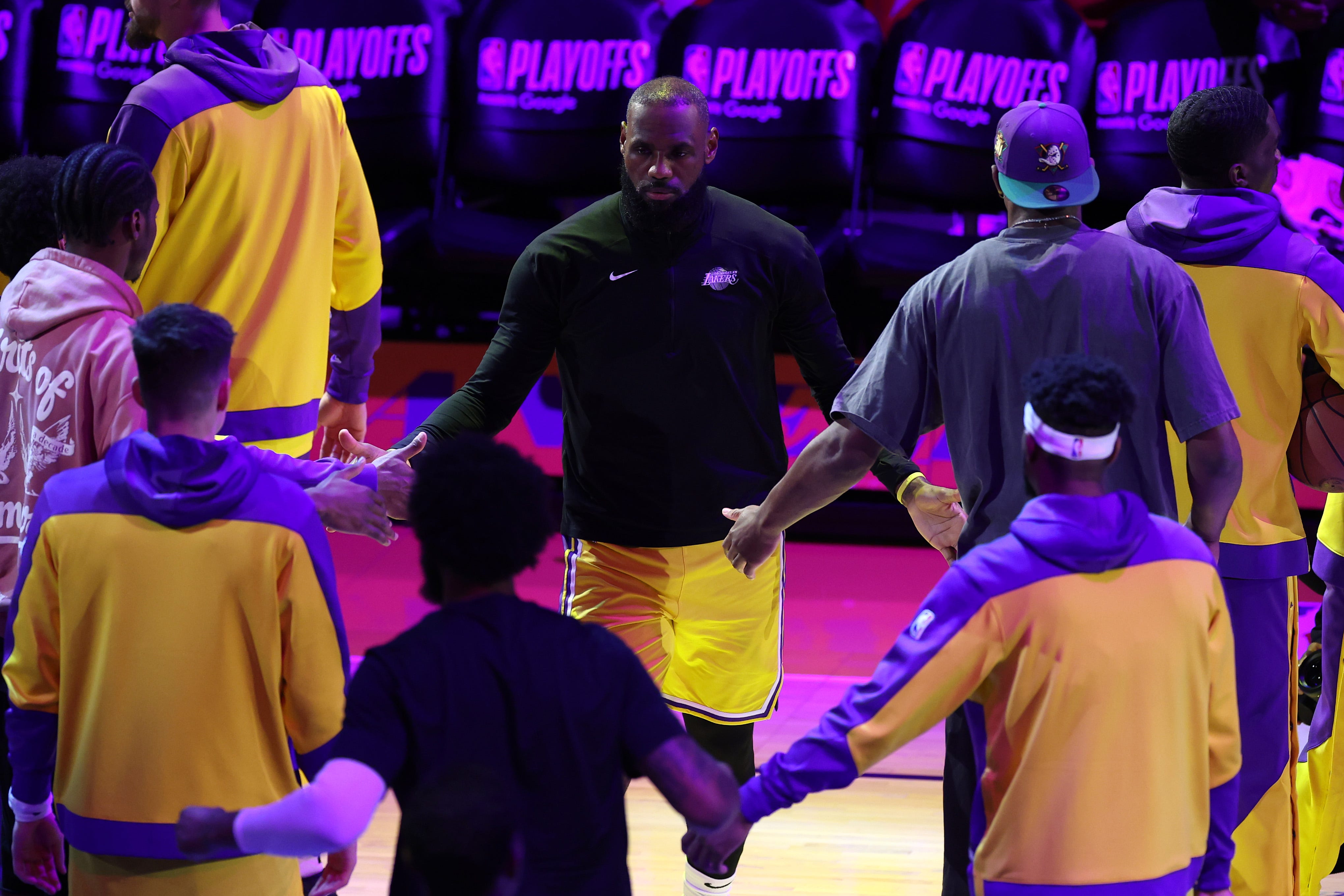 Rob Pelinka talks about LeBron James' future with Lakers