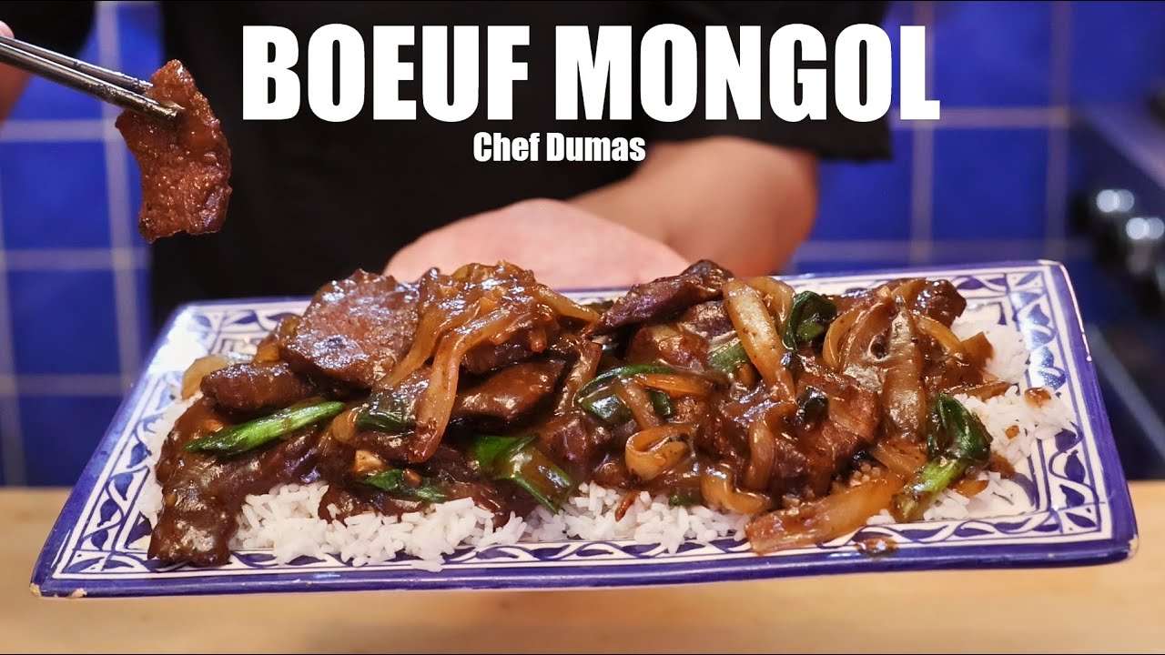 Boeuf mongol : recette facile et rapide
