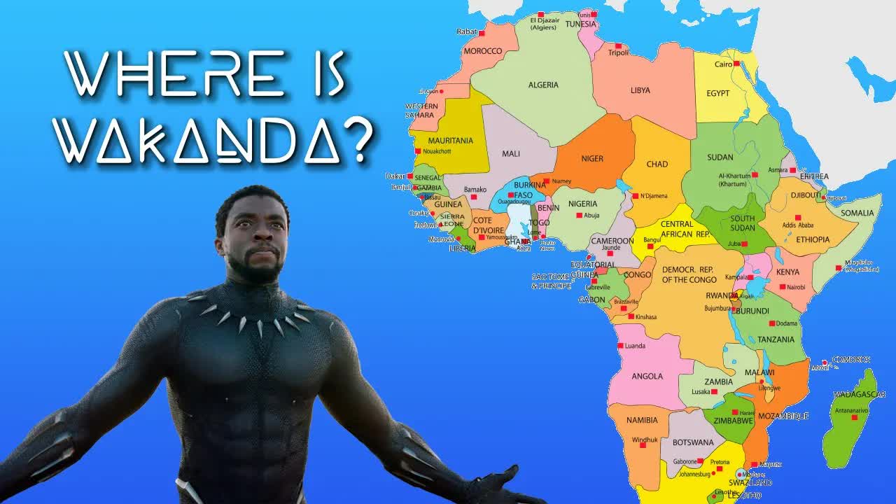 Where Is Wakanda On A Map?